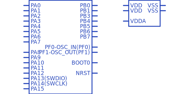 STMicroelectronics STM32F030K6T6 MCU 32-bit STM32 ARM Cortex M0 RISC ...
