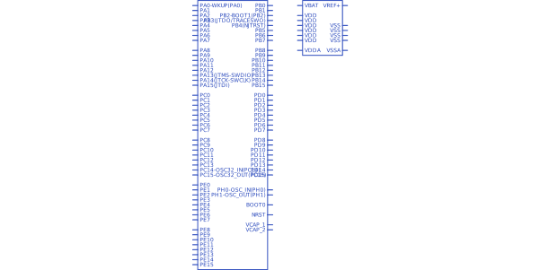 STMicroelectronics STM32F407VGT6 MCU 32-bit STM32 ARM Cortex M4F RISC 1024KB Flash 2.5V/3.3V 100 ...